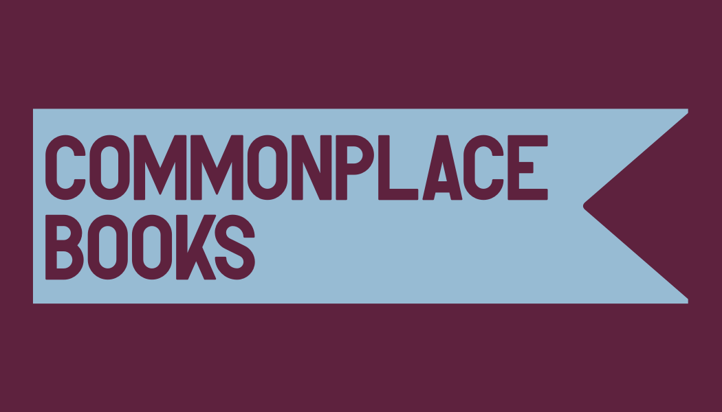 Books – Commonplace Books